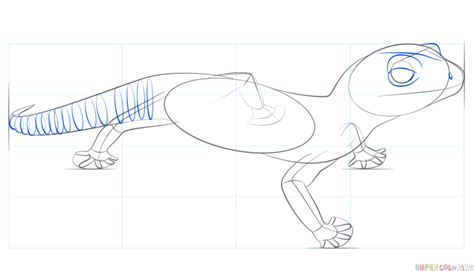 How To Draw A Leopard Gecko Super Coloring