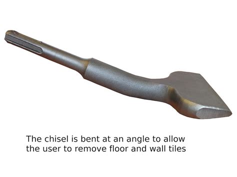 Tile Removing Hard Brick Chisel Mm Cranked Sds Plus Fitting Moorcut Direct