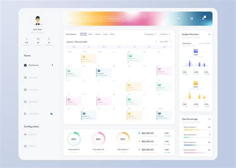 Premium Vector Infographic Dashboard UI UX Design With Graphs Charts