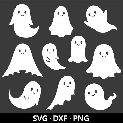 Ghost Svg Dxf And Png