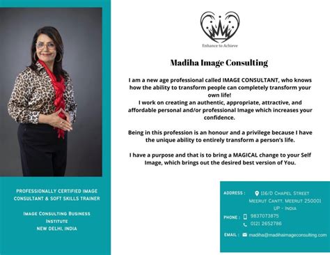 Madiha Shah Rasool On Linkedin Image Consultants Work With Clients To
