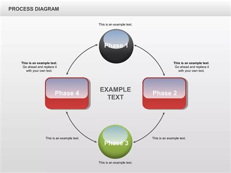 Process Flow Chart For PowerPoint By PoweredTemplate Com