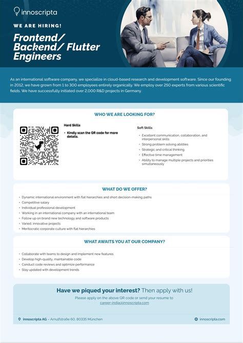 Enola Dsa On Linkedin Jobopening Hiring Innovation Careers Joinus