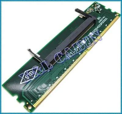 DDR Laptop Notebook SO DIMM Pin To Desktop DIMM Pin PC Memory RAM Adapter Converter