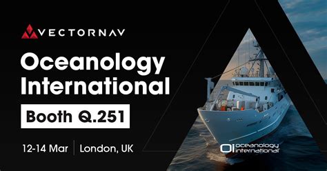 Imu Ins Gnss Navigation Oceanologyinternational Exhibition Vectornav Technologies