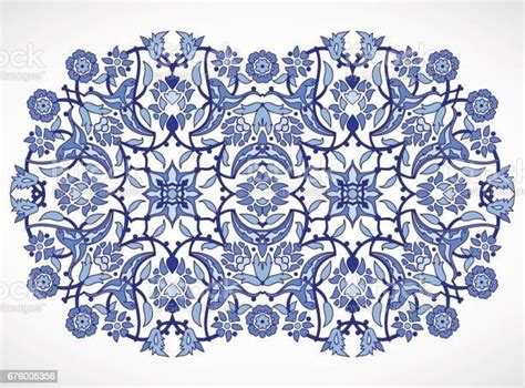 독특한 빈티지 요소 우아한 꽃 장식 디자인 서식 파일 벡터에 대 한 인쇄 패턴에 대한 스톡 벡터 아트 및 기타 이미지 패턴 페르시아 문화 0명 Istock