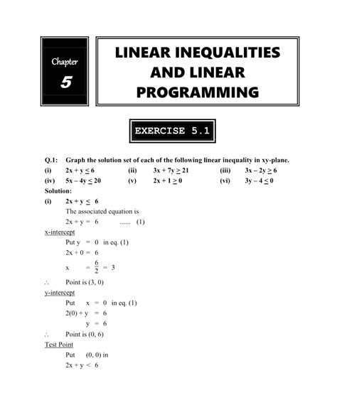 SOLUTION Linear Equalities And Linear Programming Studypool