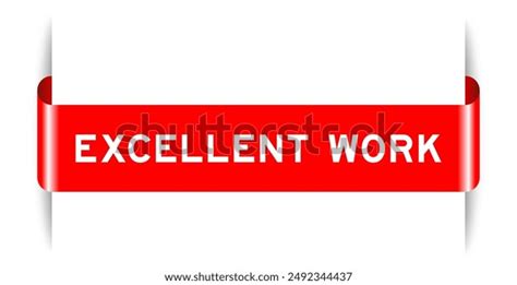 Red Color Inserted Label Banner Word Stock Vector Royalty Free 2492344437 Shutterstock