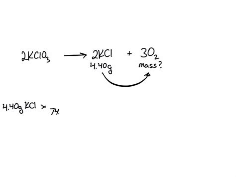 Solved In An Experiment A Specific Amount Of Kclo3 Is Allowed To Decompose To Produce 4 40 G