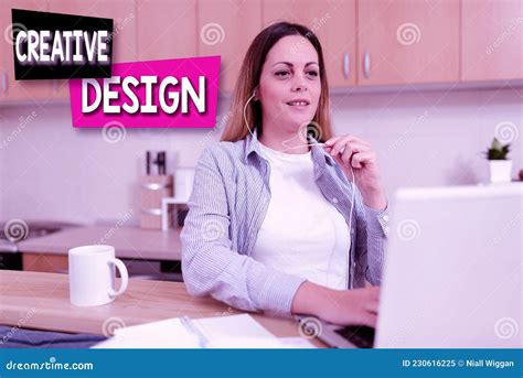 Text Showing Inspiration Creative Design Word Written On Subset Of Visual Communication And