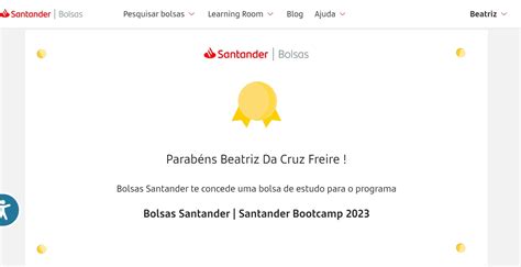 Santander Bootcamp Beatriz Freire Dio
