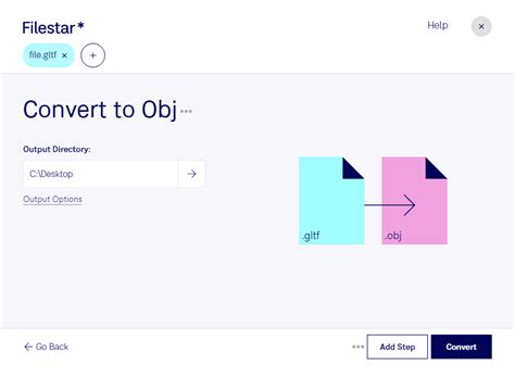 Filestar Convert Gltf To Obj