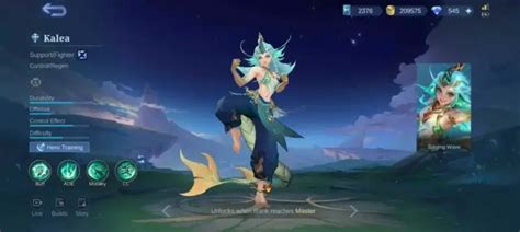 Begini Tampilan Dan Skill Dari Hero Baru Kalea Mobile Legends
