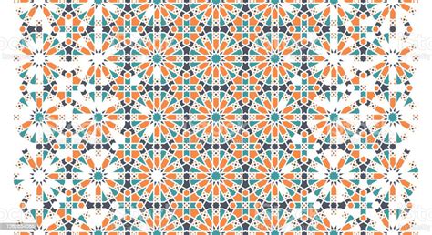 모로코 아라베스크 벡터 패턴 컬러 타일 분해기 의 기하학적 하프톤 모로코 패턴 기하 도형에 대한 스톡 벡터 아트 및 기타 이미지