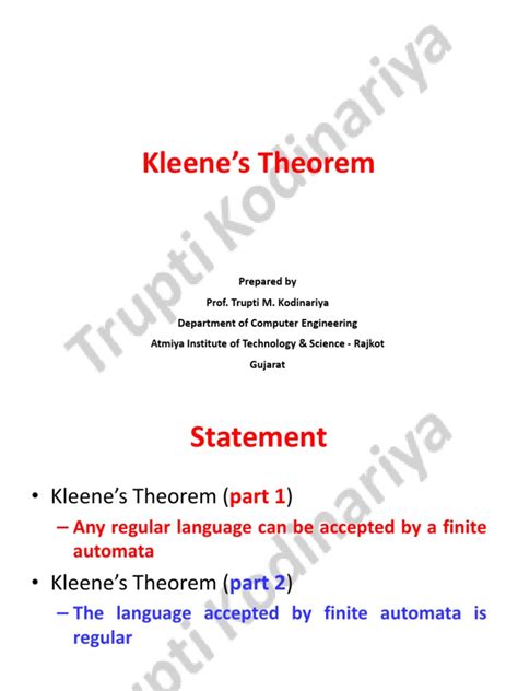 kleene s theorem pdf pdf theorem mathematical proof