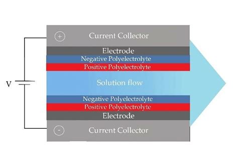 Scheme Of The Electrodes Coated With Two Polyelectrolyte Layers