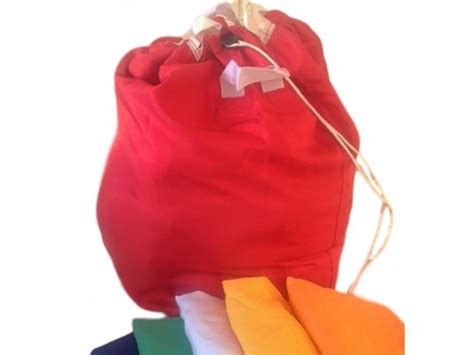 Laundry Bag Toggle Top White Astro Hospitality