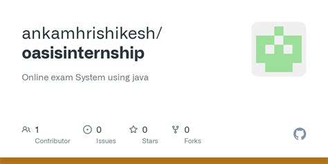 Github Ankamhrishikeshoasisinternship Online Exam System Using Java