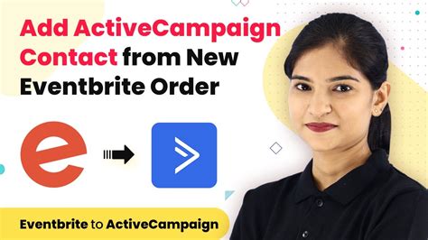 Automatically Add Activecampaign Contact Whenever A New Order Is Placed In Eventbrite Using