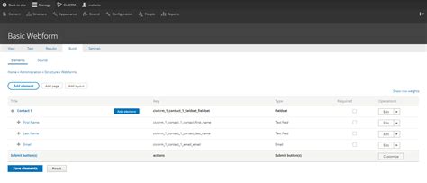 1 0 Basic Webform D9 Webform CiviCRM CiviCRM Documentation