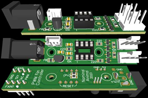 Dual 12v Pwm Fan Attiny85 Controller Platform For Creating And