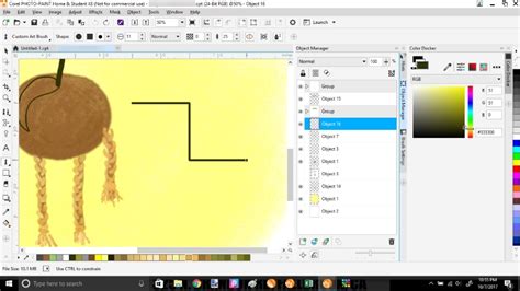 Only Allows Straight Lines How To Allow Freehand Corel PHOTO PAINT X CorelDRAW Graphics