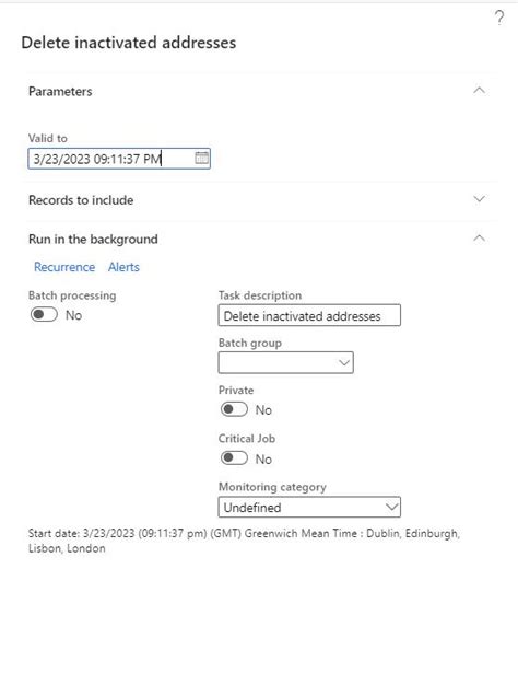 Vigneshvaran Kumar On Linkedin How To Bulk Expire And Delete Non Primary Addresses Dixf D365fando