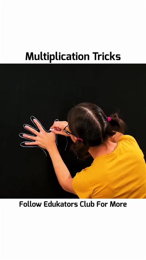 Do You Know Hand Multiplication Trick Edukators Club Hand Multiplication Maths Trick Artofit