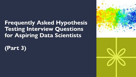 frequently asked hypothesis testing questions for data scientist