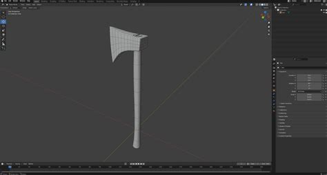 Free Axe Maya Rigged 3d Model Turbosquid 2356839