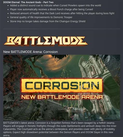 DOOM Eternal Update Is GB In Size Full Patch Notes Revealed