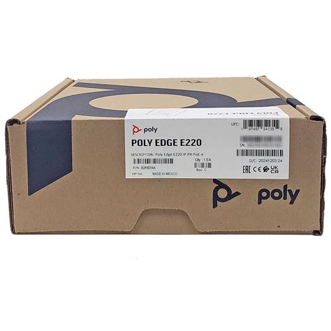 Poly Edge E220 Ip Phone 2200 86990 025