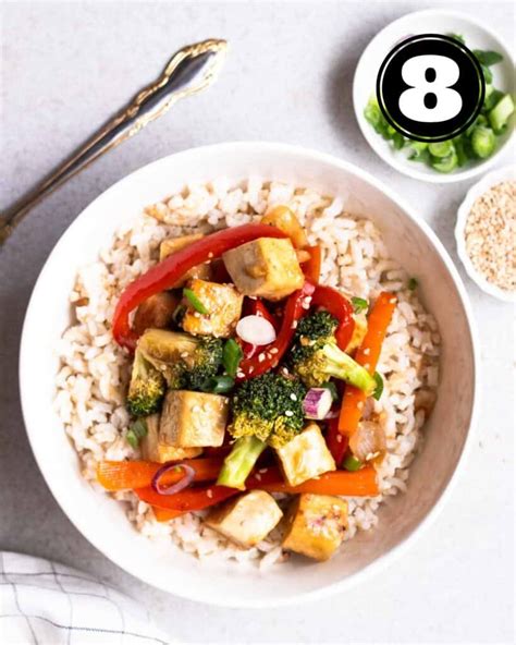 Teriyaki Tofu Stir Fry My Plantiful Cooking