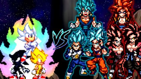 Sonic Chaos V4 Jvl Op Vs Fusion Vegito V2 Op Gandv And Fusion Xeno Gogeta Ssj4 V2 Op Gandv In