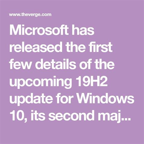 Windows 10s Next Big Update Wont Feel Big At All Windows 10 10 Things Windows