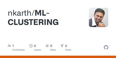 github nkarth ml clustering