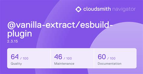 Vanilla Extractesbuild Plugin 2315 Npm Package Quality
