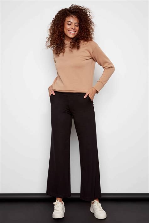 Roxanne Solid Wide Leg Ponte Pant The Paisley Boutique