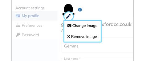 user profile documentation