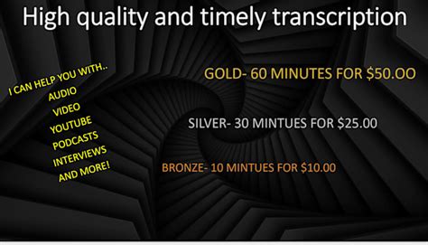 Transcribe Audio Files Into Text In Any Language Quickly By Austinp5151 Fiverr