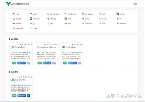 找 Vue 后台管理系统模板看这个网站就够了！！！ 知乎