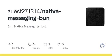 Bun Native Messaging Host Rbun