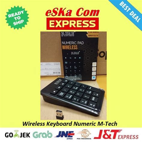 Jual Wireless Keyboard Numeric M Tech Keypad Wireless Shopee Indonesia