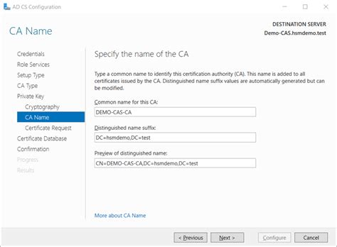 Set Up The Microsoft Ad Cs Role Securosys Docs