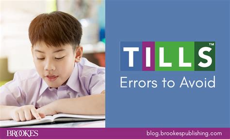 5 Common Errors Every TILLS User Should Avoid Brookes Blog