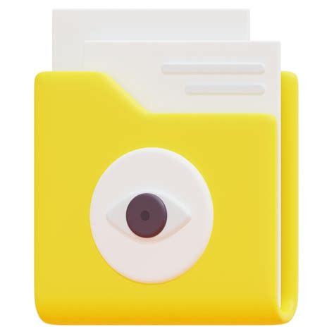 Premium Photo Folder 3d Render Icon Illustration