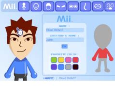 The Avatar Of Wii Mii Left And Personalized File Right In Wii Fit