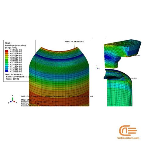 Fatigue Analysis Of Composite Pressure Vessel In Abaqus Cae Assistant