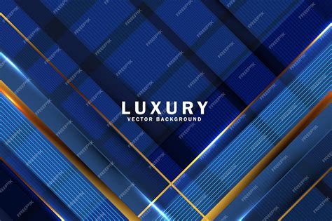 Premium Vector Abstract Blue Geometric Diagonal Background With