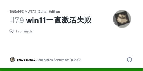 win11一直激活失败 Issue 79 TGSAN CMWTAT Digital Edition GitHub